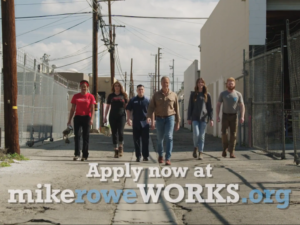 2023 Work Ethic Scholarship – Mike Rowe
